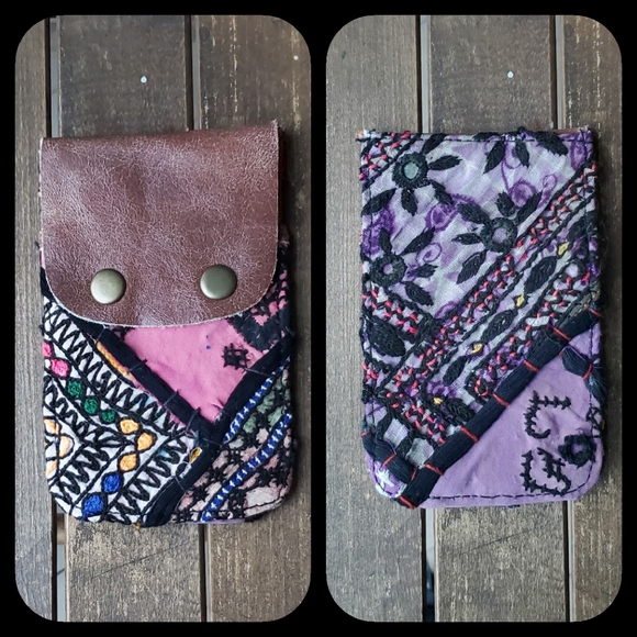 Free People | Accessories | Free People Boho Embroidered Repurposed Vtg ...